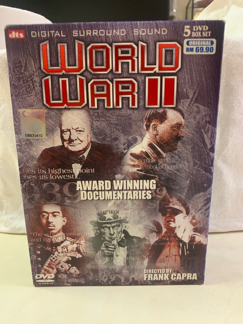 (DVD) WORLD WAR II AWARD WINNING DOCUMENTARIES 5 DVD BOX SET, Hobbies ...