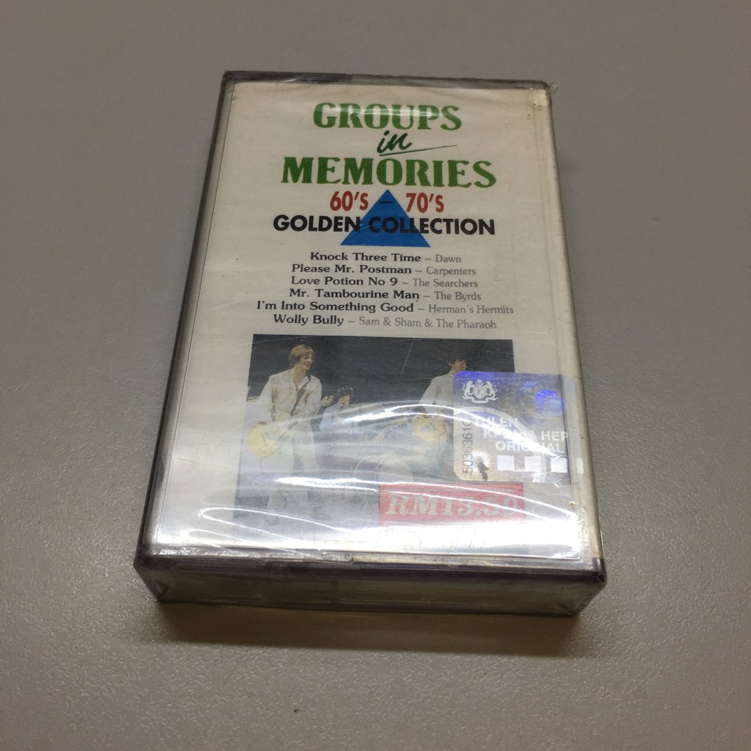 (Eng Cassette) Groups in memories 60-70 golden collection sealed copy ...