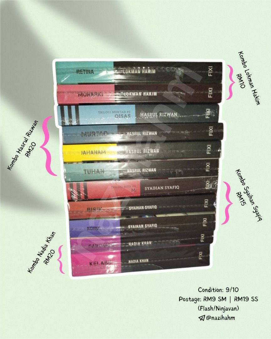 Fixi Melayu Nadia Khan Syaihan Syafiq Lokman Hakim Hasrul Rizwan, Hobbies & Toys, Books ...