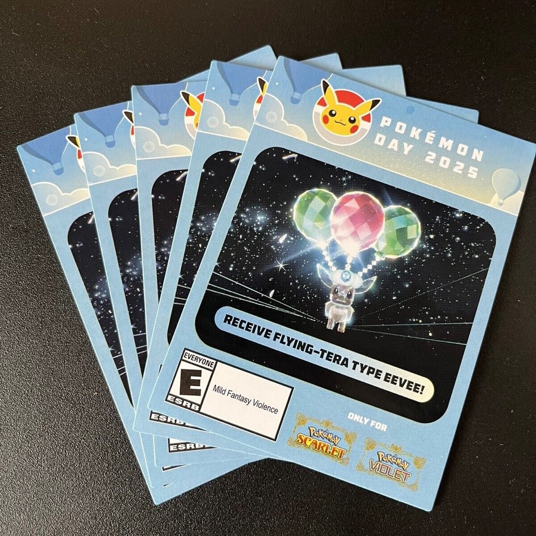 Flying Tera Type Eevee Mystery Gift Code (Pokemon Scarlet & Violet ...