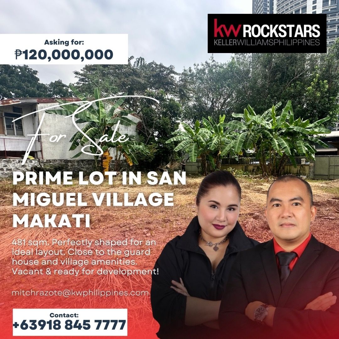 FOR SALE! PRIME VACANT LOT in SAN MIGUEL VILLAGE Beside Bel-Air and ...