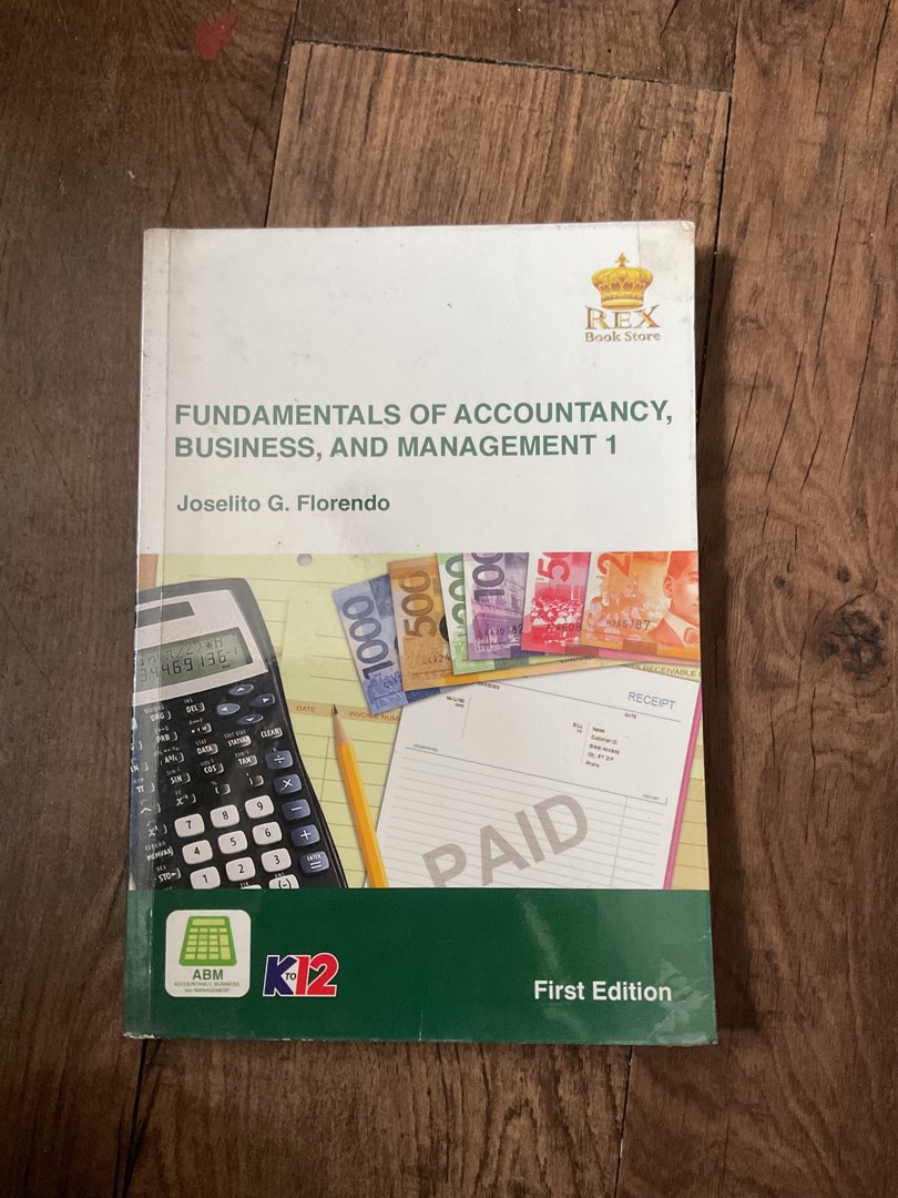 Fundamentals of Accountancy, Business and Management 1 - First Edition, Hobbies & Toys, Books ...