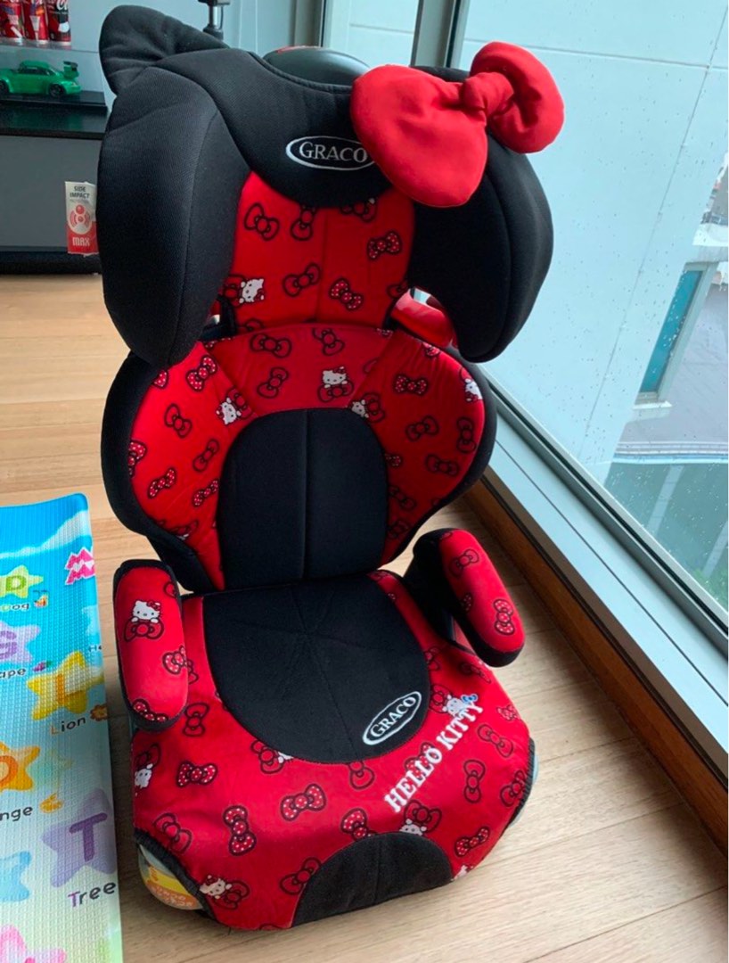 Graco hello kitty junior plus DX booster car seat, Babies & Kids, Going Out, Car Seats on Carousell