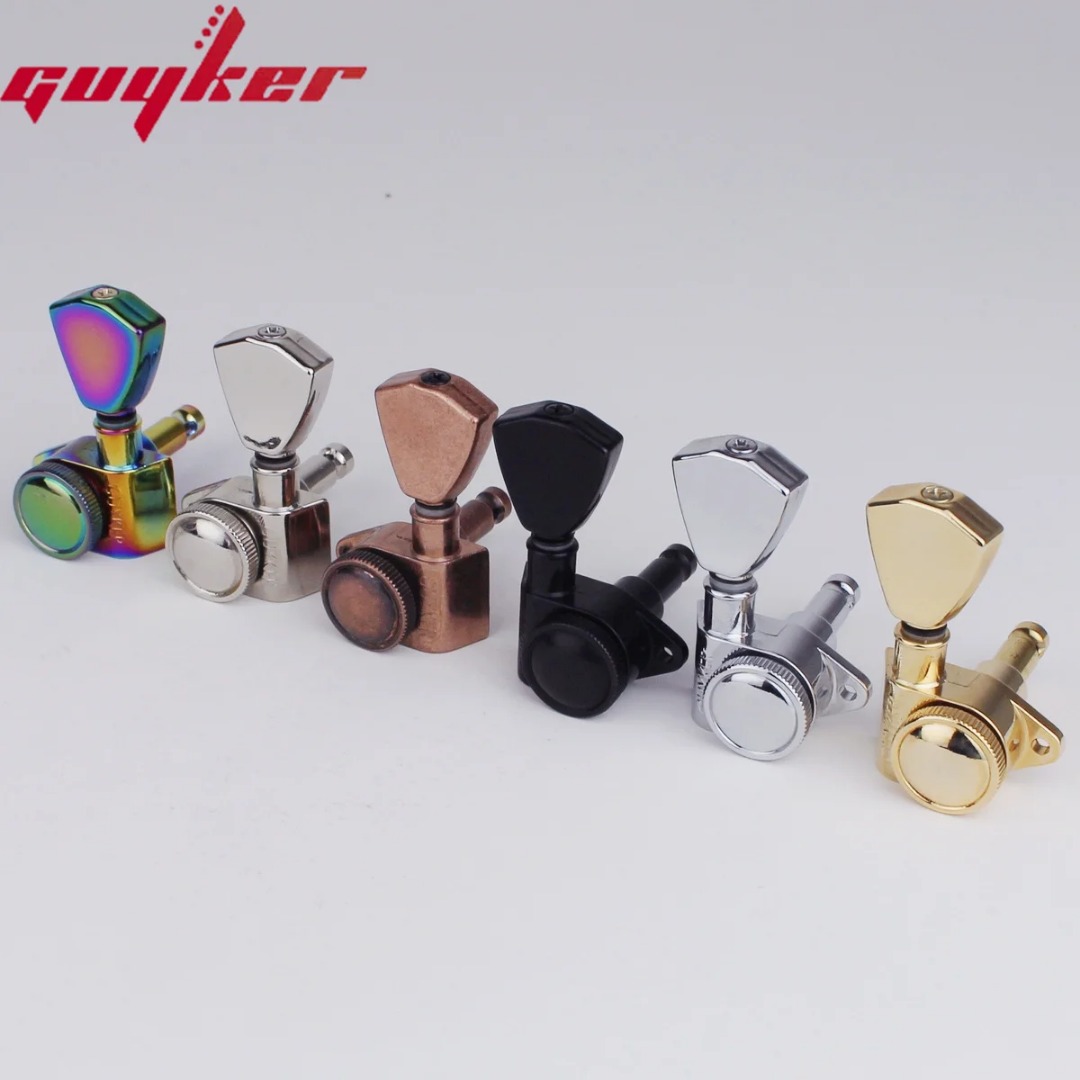 GUYKER 3R3L Tuners Guitar Models Rear Locking String Tuning Pegs ...