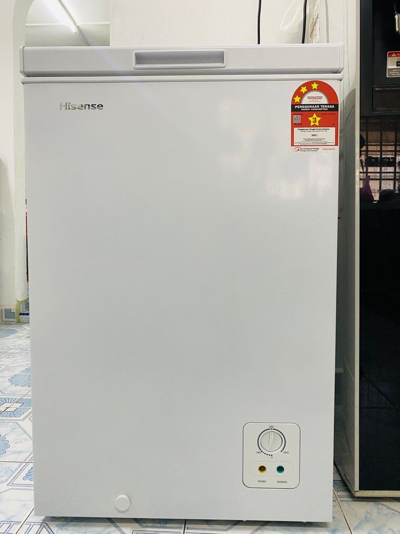 Hisense deep freezer 128L, TV & Home Appliances, Kitchen Appliances ...
