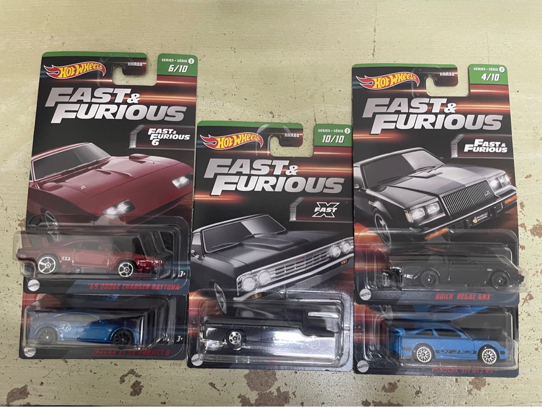 HOT WHEELS FAST AND FURIOUS WAVE 2 FNF, Hobbies & Toys, Toys & Games on ...
