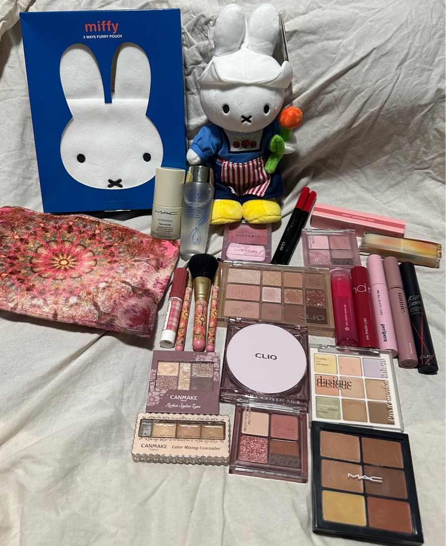 HUGE makeup clearance with Miffy goodies (Mac,Estee Lauder,Peripera,Canmake,Dasique,Clio,Rom&nd ...
