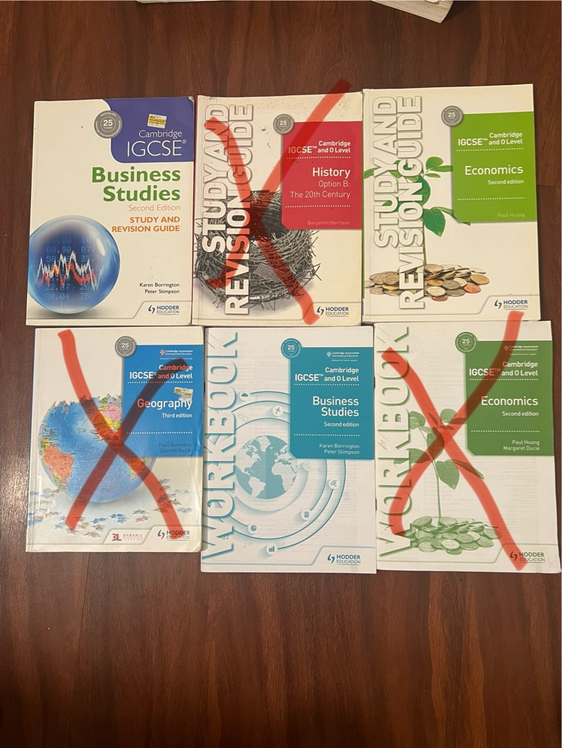 IGCSE revision guides & workbook (Business Studies, Economics), Hobbies & Toys, Books ...