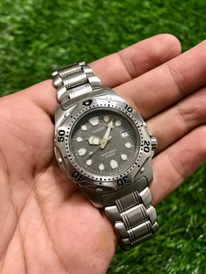 jam tangan casio original jam tangan casio marlin diver jdm bekas jam ...