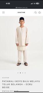 Khatam Baju Melayu Patawali, Babies & Kids, Babies & Kids Fashion on ...