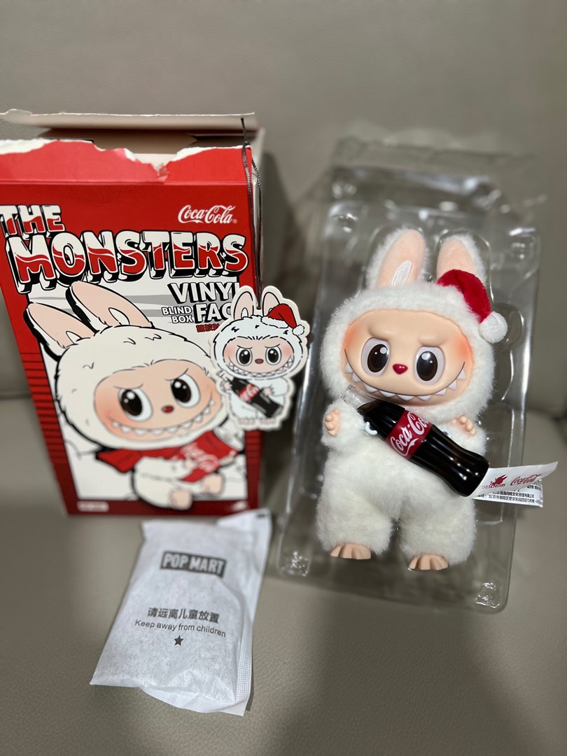 Labubu Coke Original Popmart, Hobbies & Toys, Toys & Games on Carousell