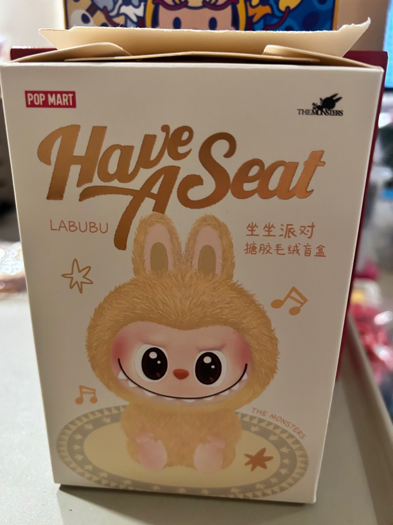 Labubu v2 baba pop mart, Hobbies & Toys, Toys & Games on Carousell