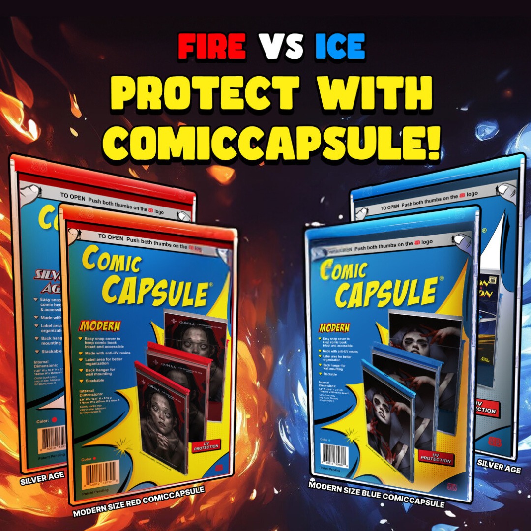 Limited Edition: RED and BLUE Comic Capsules! Total UV Protection ...