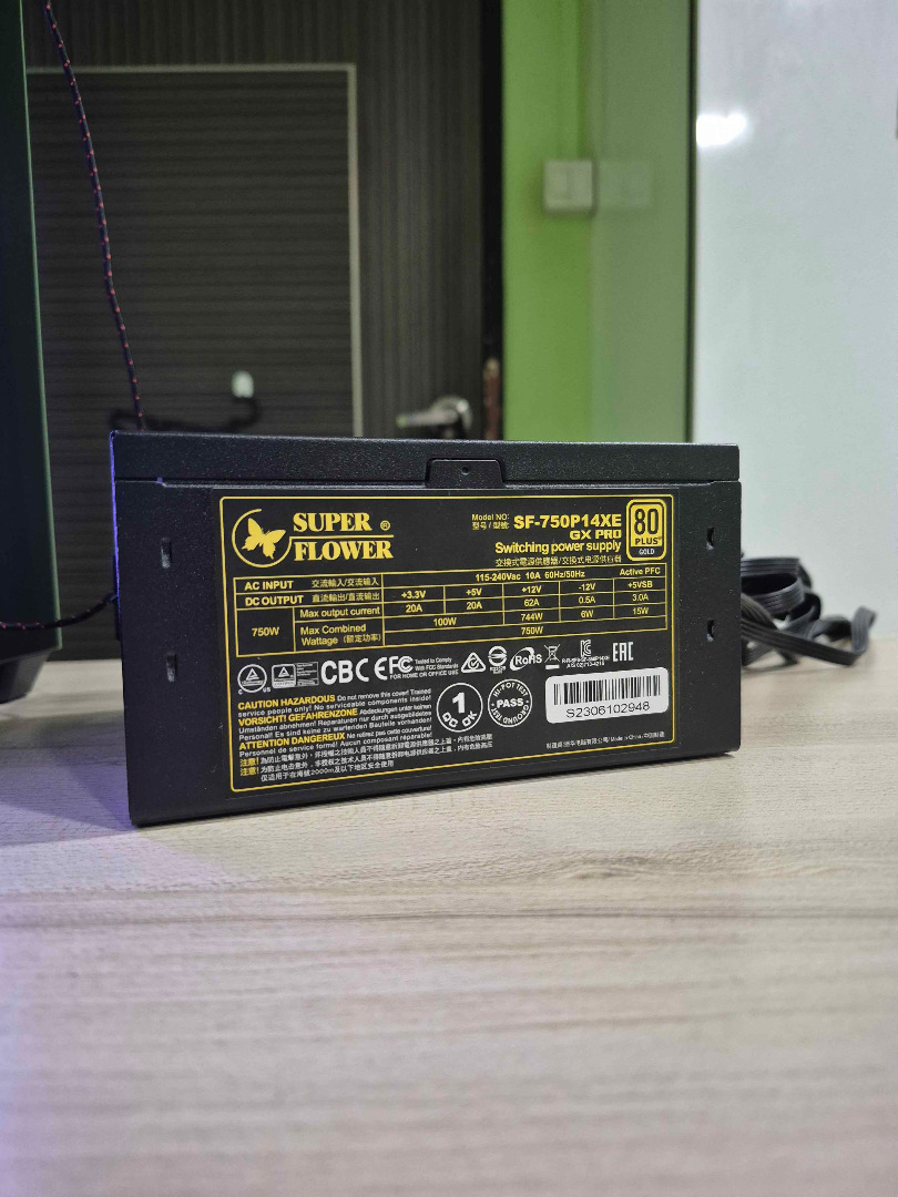 [Local Warranty active] SuperFlower Legion GX Pro 750W 80+ Gold Semi ...