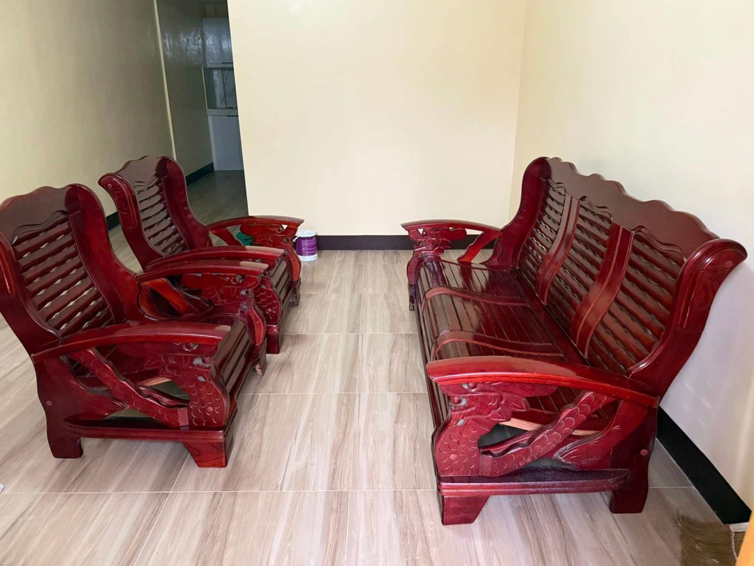 Malaysion Wood Sala Set, Furniture & Home Living, Furniture, Tables ...
