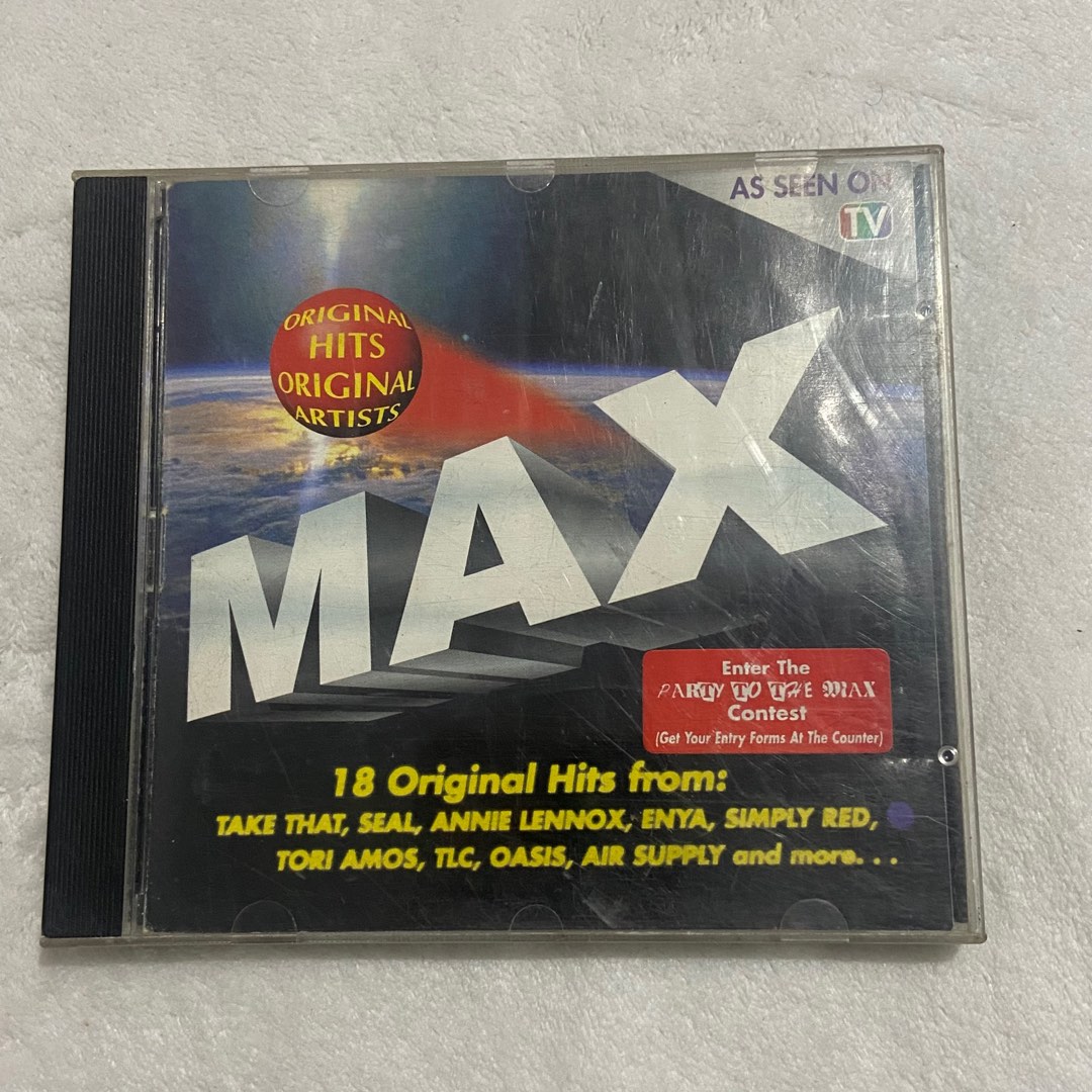 MAX CD album Various Artists 1996, Hobbies & Toys, Music & Media, CDs ...