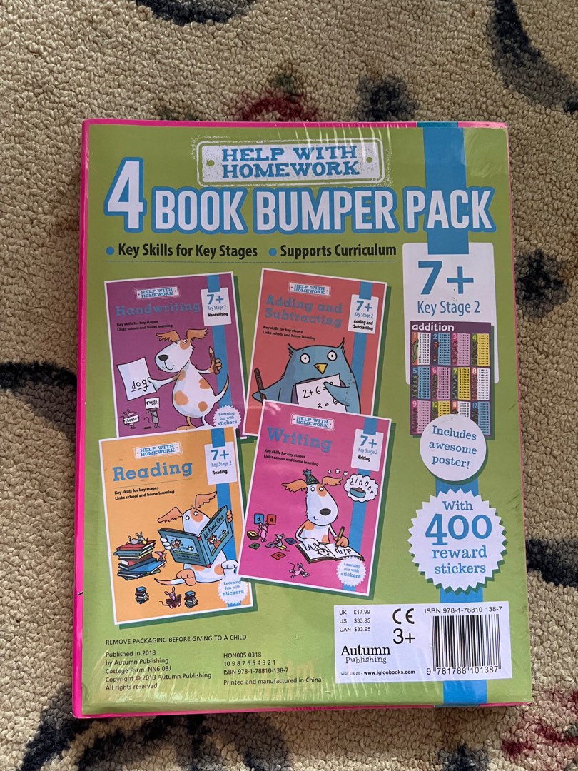 Mint condition: 4-Book Homework Set - Ready for a New Learner!, Hobbies ...