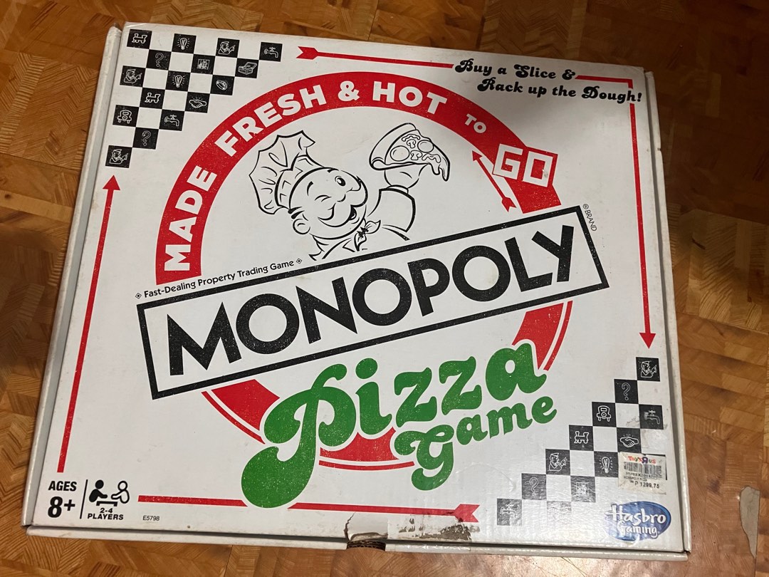 Monopoly Board Game Pizza Edition, Hobbies & Toys, Toys & Games on ...