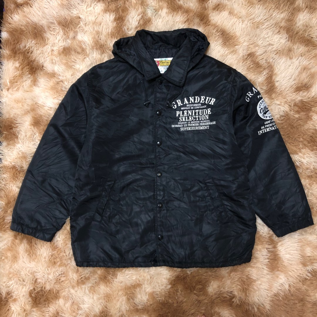 off-road clothing colab grandeur, coach jacket ( detachable hoodie ...