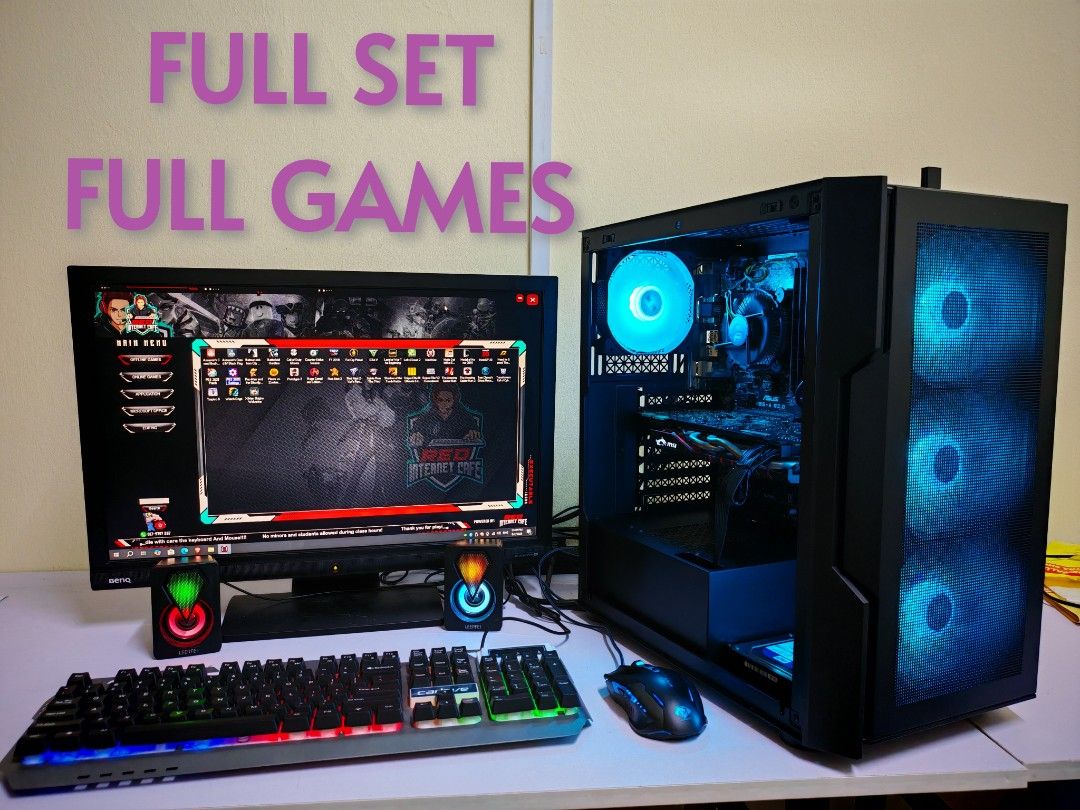 Pc Gaming i7 + RAM 32GB Full Games + Fullset, Computers & Tech ...
