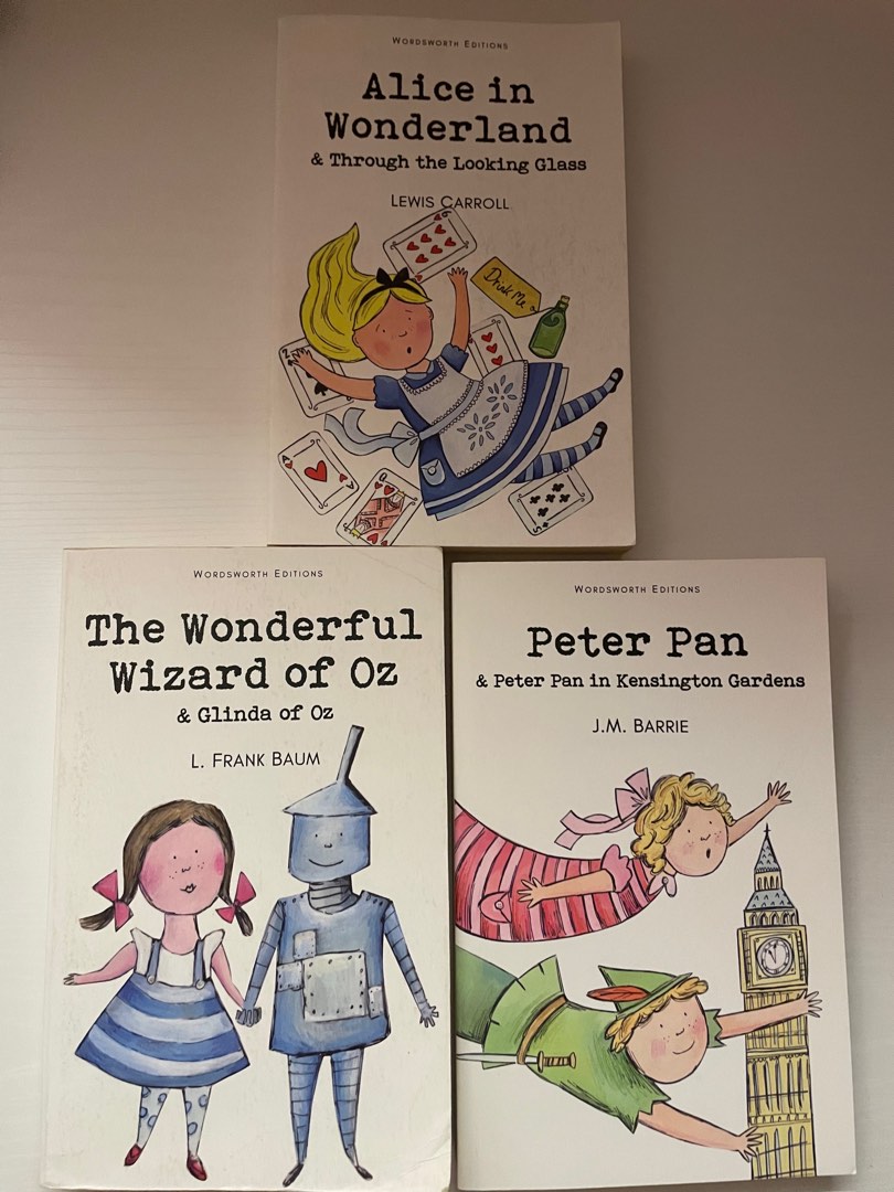 Peter Pan, Alice in Wonderland, Wizard of Oz, Hobbies & Toys, Books ...
