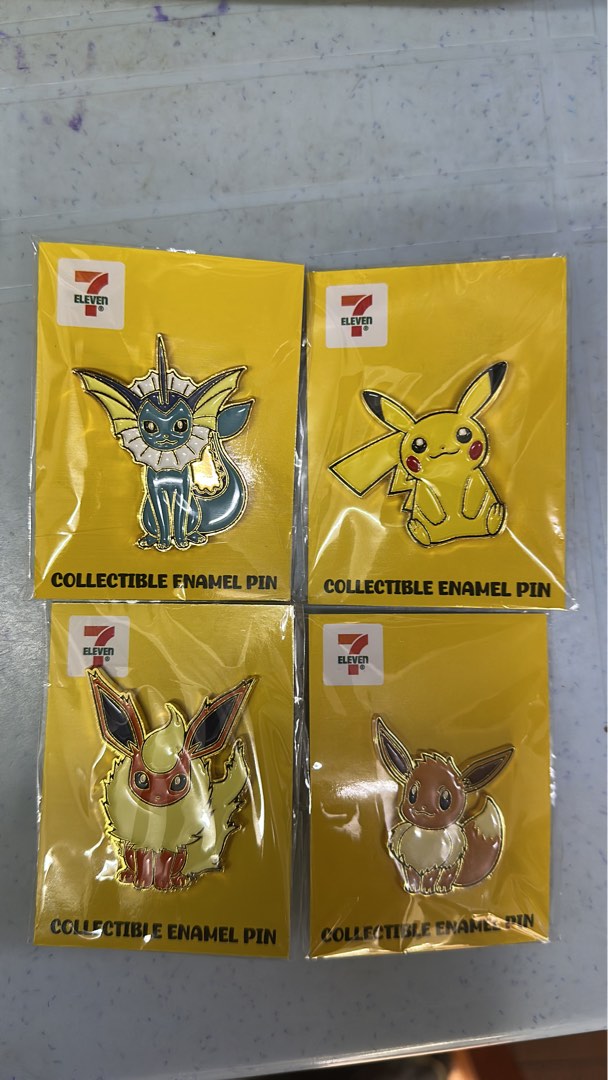 Pokemon 7 Eleven Pin (All pin), Hobbies & Toys, Collectibles ...