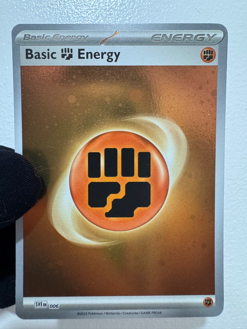 Pokemon Card: Basic Fighting Energy Galaxy Holo [151 SVE EN], Hobbies ...