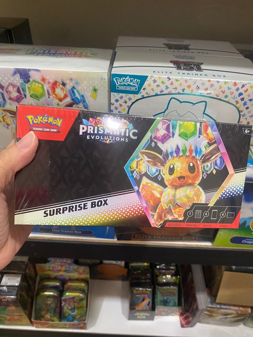 Pokemon Prismatic Evolution Surprise Box, Hobbies & Toys, Toys & Games ...