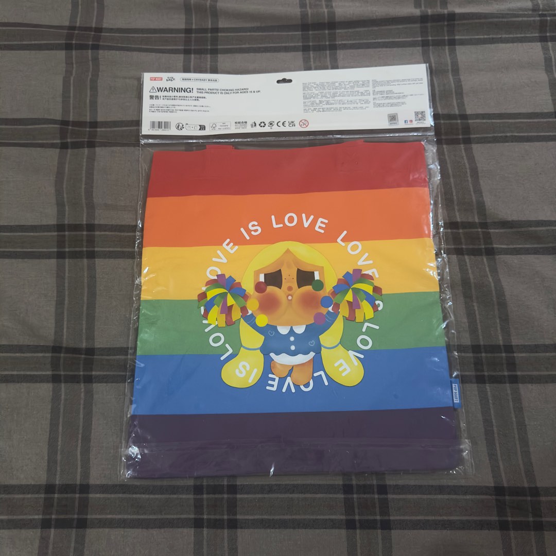 POP MART Cry baby tote bag, Women's Fashion, Bags & Wallets, Tote Bags ...