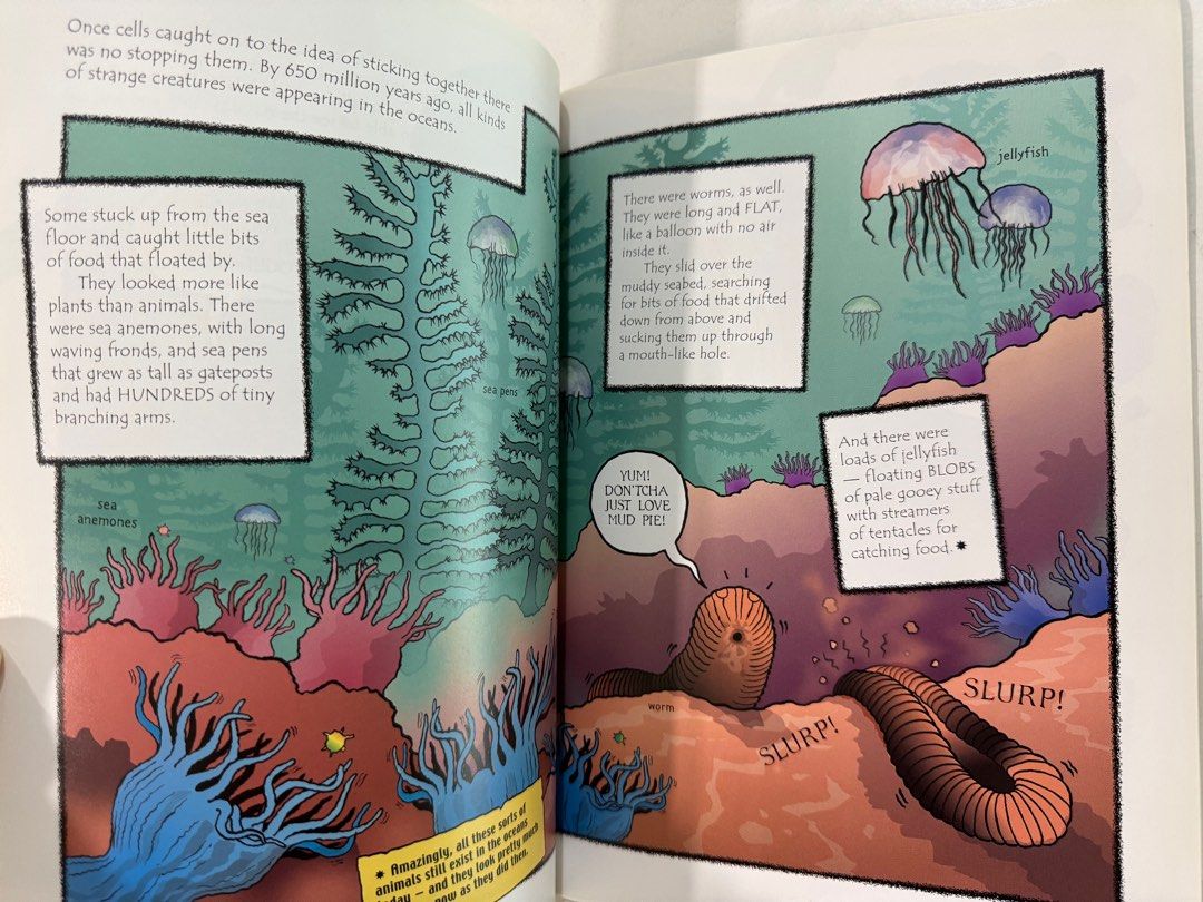 Preloved A Cartoon History Of The Earth Life Finds Its Feet children ...