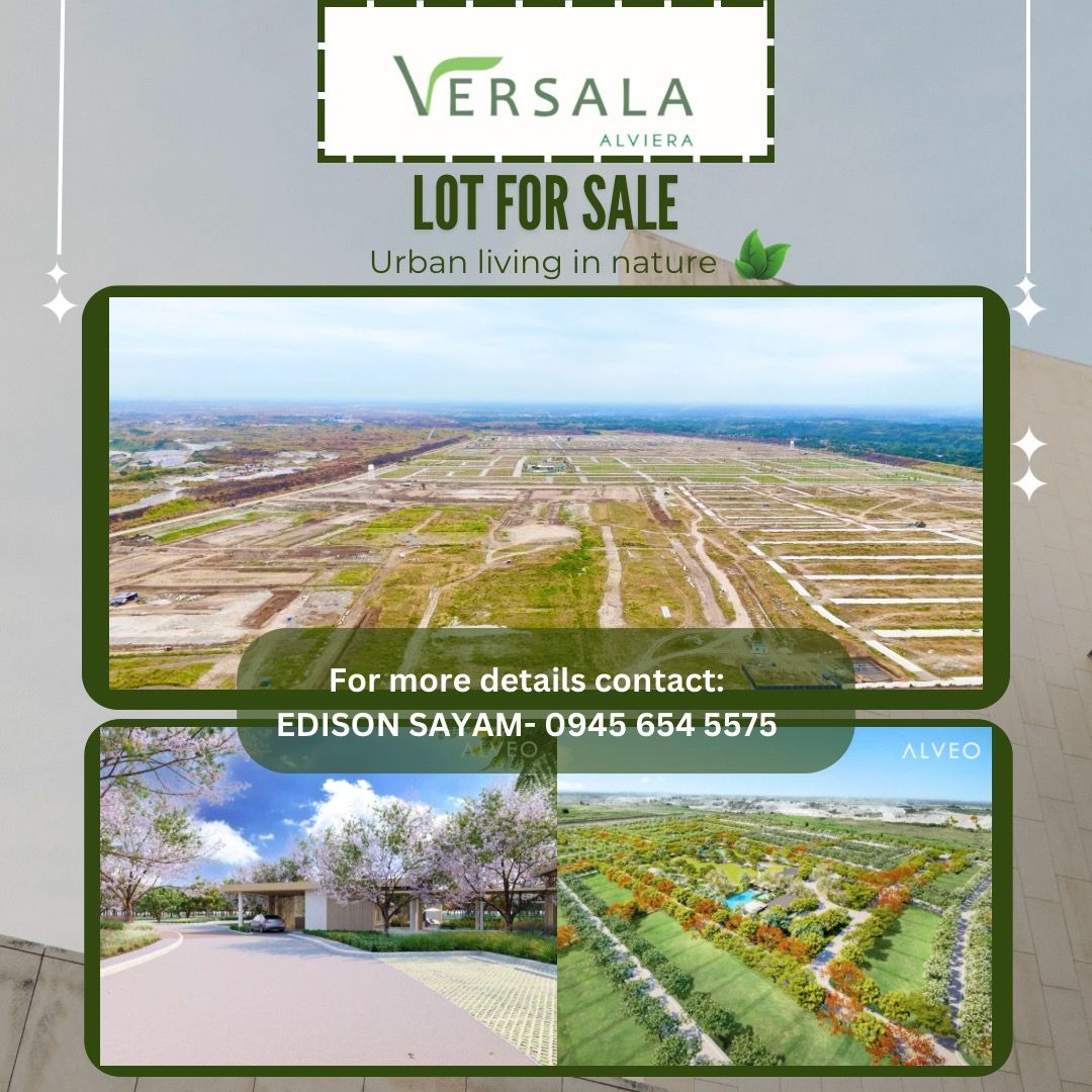 Prime Lot For Sale in Versala Alviera Porac Pampanga by Alveo Land near ...