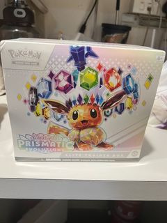Pokemon Prismatic Evolution ETB, Hobbies & Toys, Toys & Games on Carousell