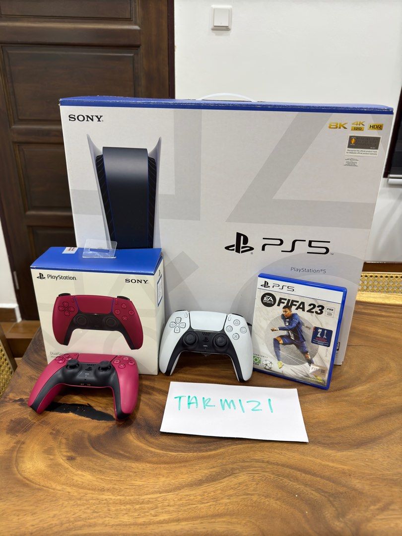 Ps5 Disc Edition 825gb Myset Full Set with Box and extra DualSense ...