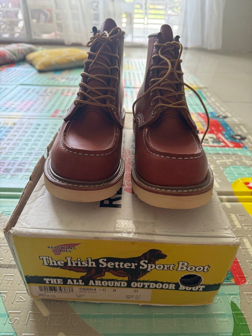 RED WING 8864 CLASSIC MOC RUSSET TAOS / GORE-TEX LINER, Men's Fashion ...