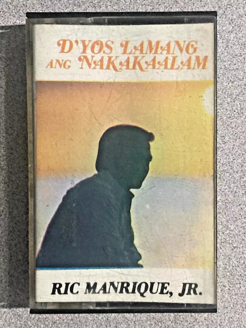 RIC MANRIQUE JR. D'yos Lamang ang Nakakaalam OPM Philippines Cassette ...