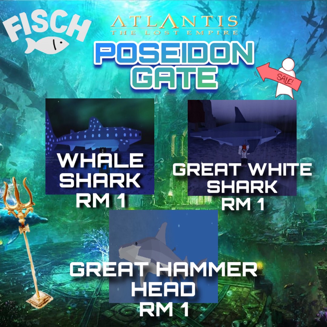 Roblox Fisch Mythic Sharks Cheap‼️🔥, Video Gaming, Video Games, Others ...