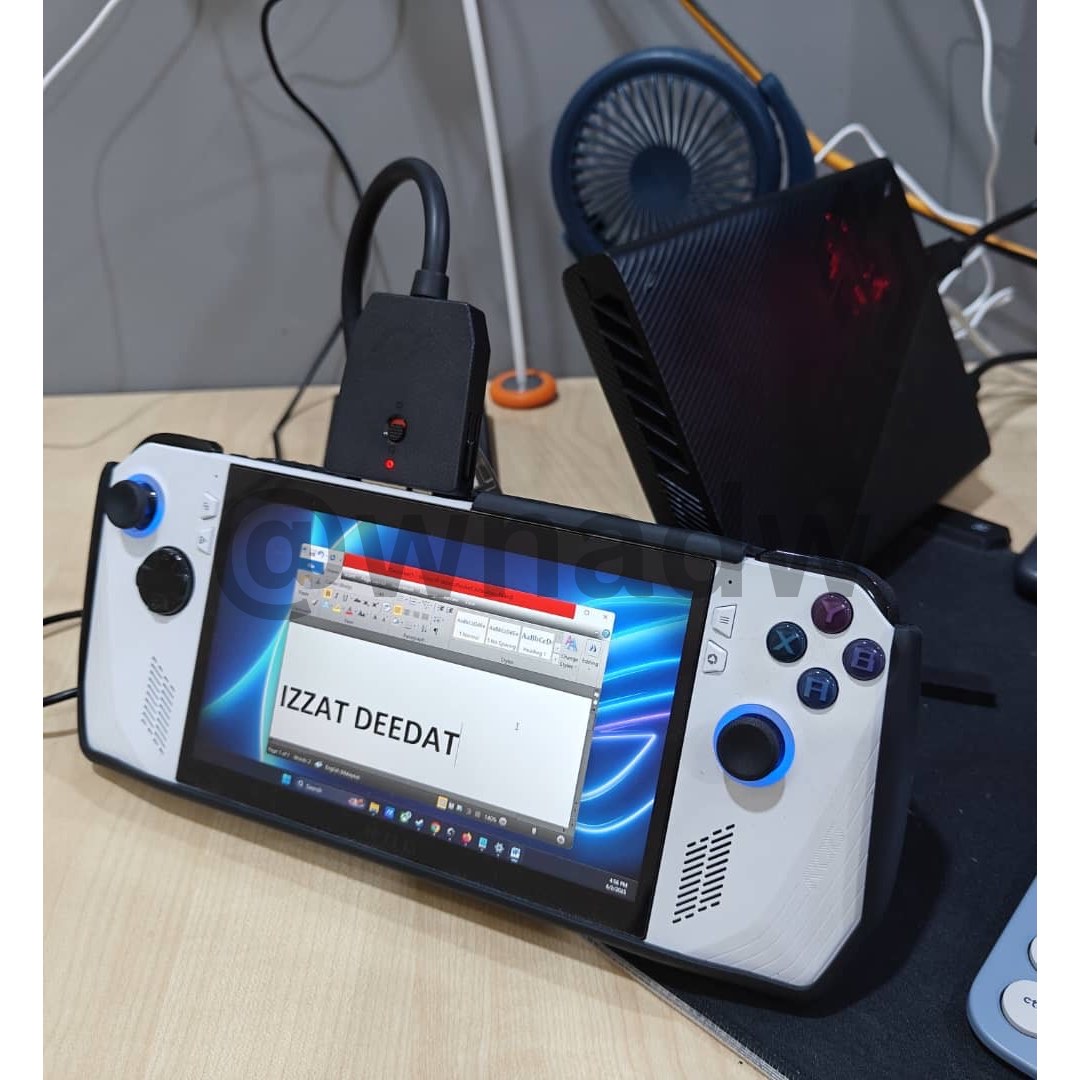 ROG Ally Z1 extreme + XG mobile 6850m xt, Video Gaming, Video Games ...