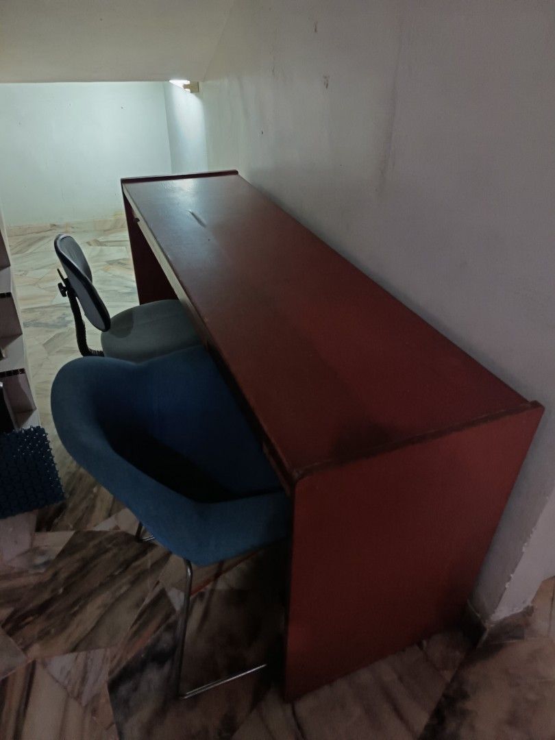 (Sales at Kuantan Pahang) Solid Wood Long wall table with 3 drawers ...