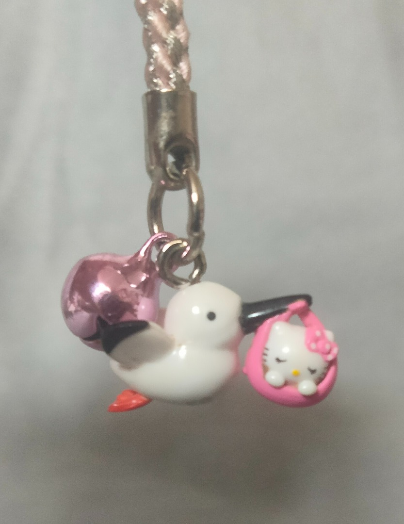 Sanrio 2006 Oriental White Stork Delivering Baby Hello Kitty Mini ...