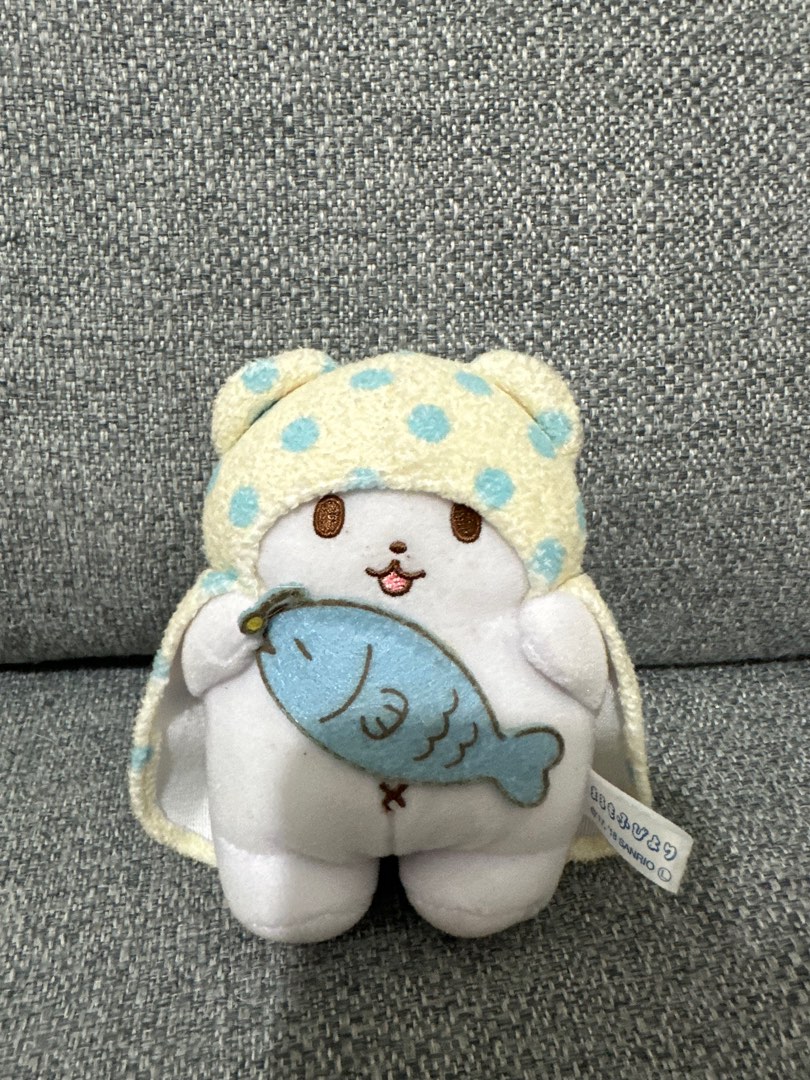 Sanrio Marumofubiyori fish plush, Hobbies & Toys, Toys & Games on Carousell