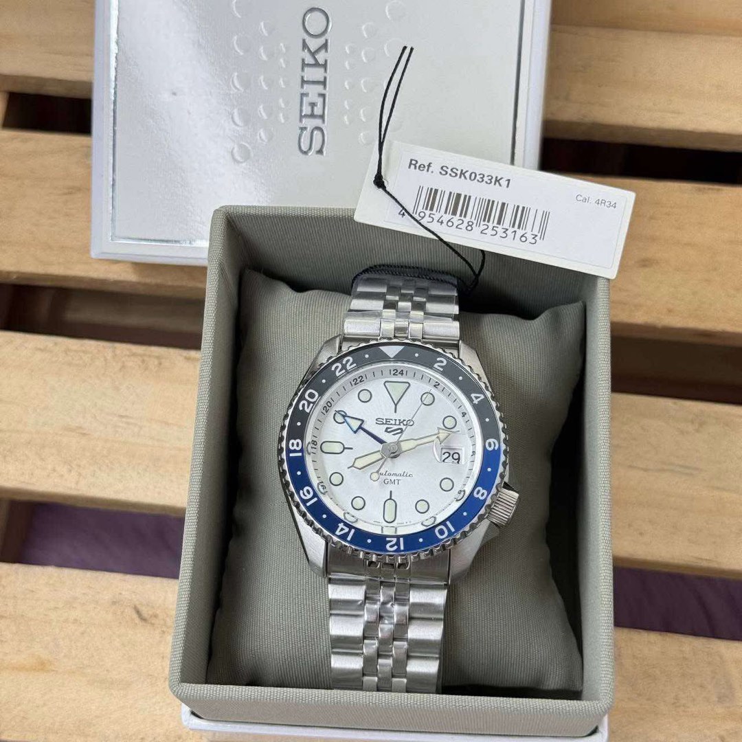 Seiko GMT SSK033K1, Luxury, Watches on Carousell