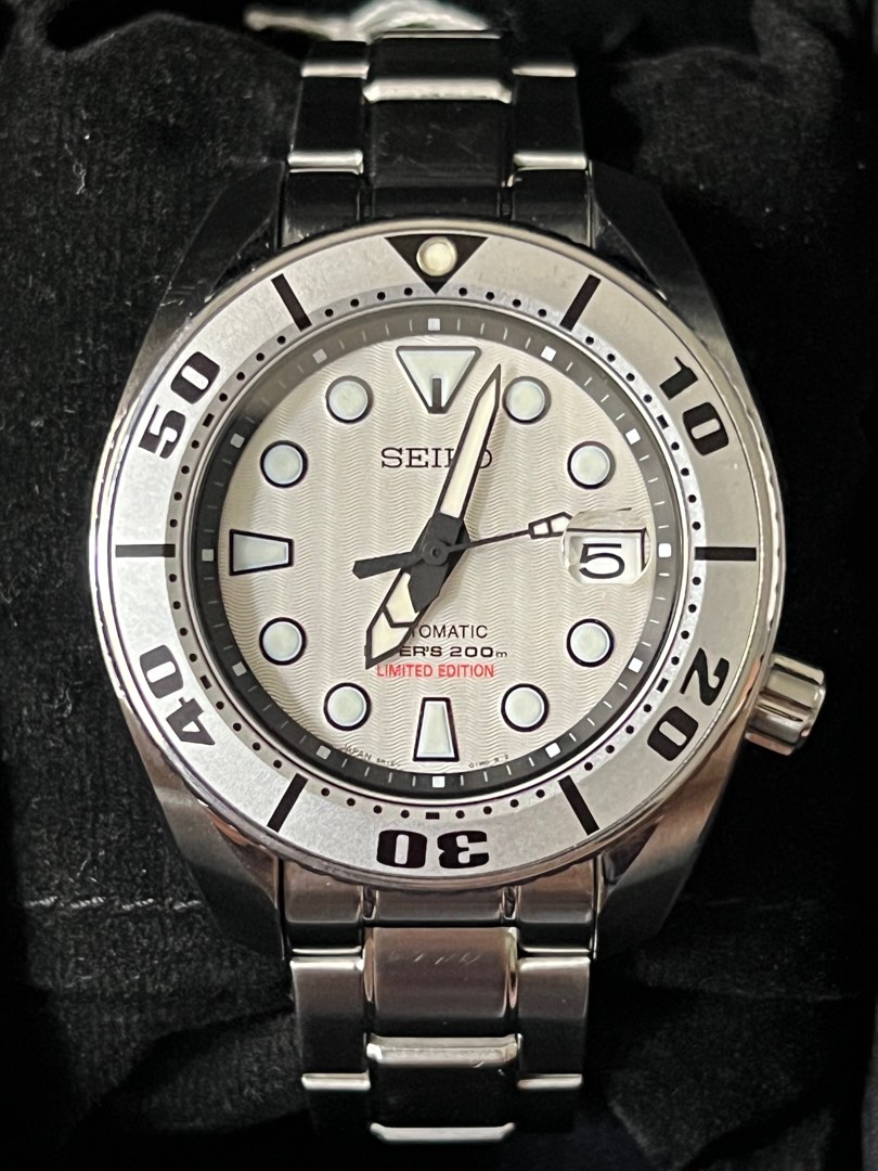 Seiko Prospex Silver Sumo SPB209 Thailand Release Limited Edition ...