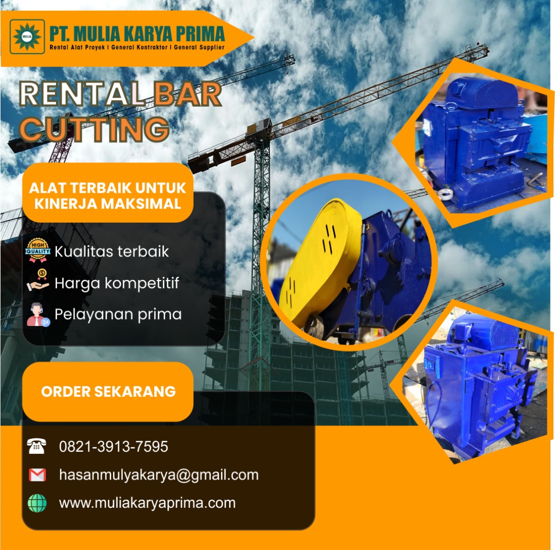 Sewa Bar Bending Cutting | Alat Proyek MUSI RAWAS UTARA SUMATERA ...