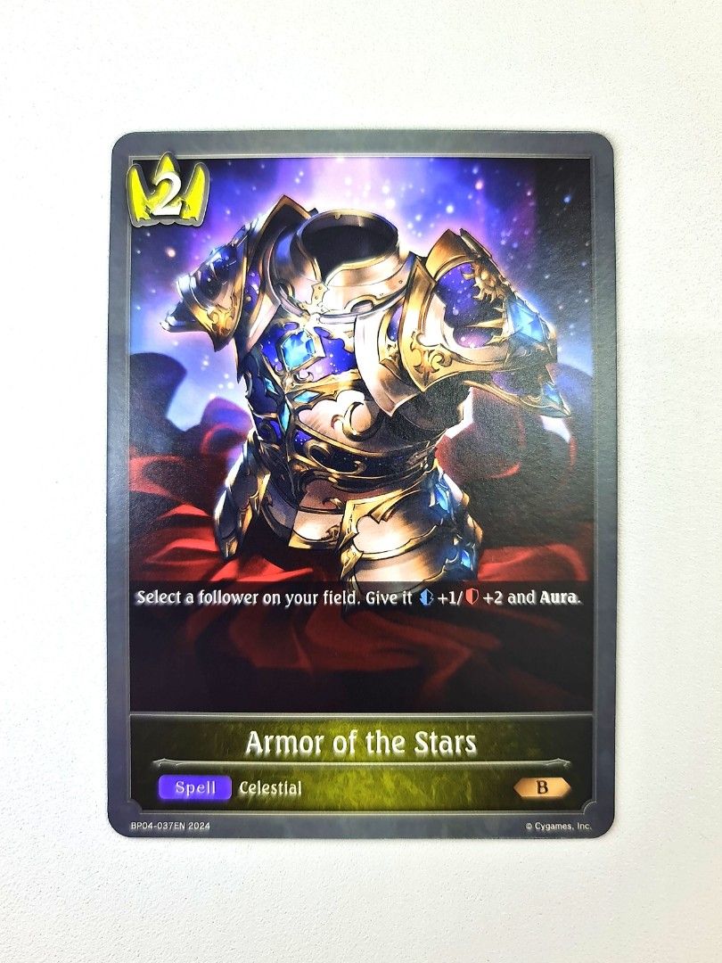 Shadowverse Evolve (English Ver) : Swordcraft *Spell* Bronze : Armor of ...