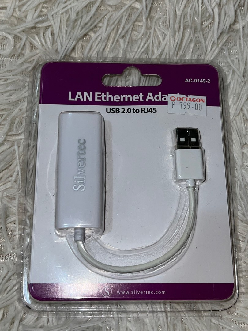 Silvertec LAN Ethernet Adaptor, Computers & Tech, Parts & Accessories, Computer Parts on Carousell
