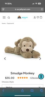 BNIB jellycat wilf wolf, Hobbies & Toys, Toys & Games on Carousell