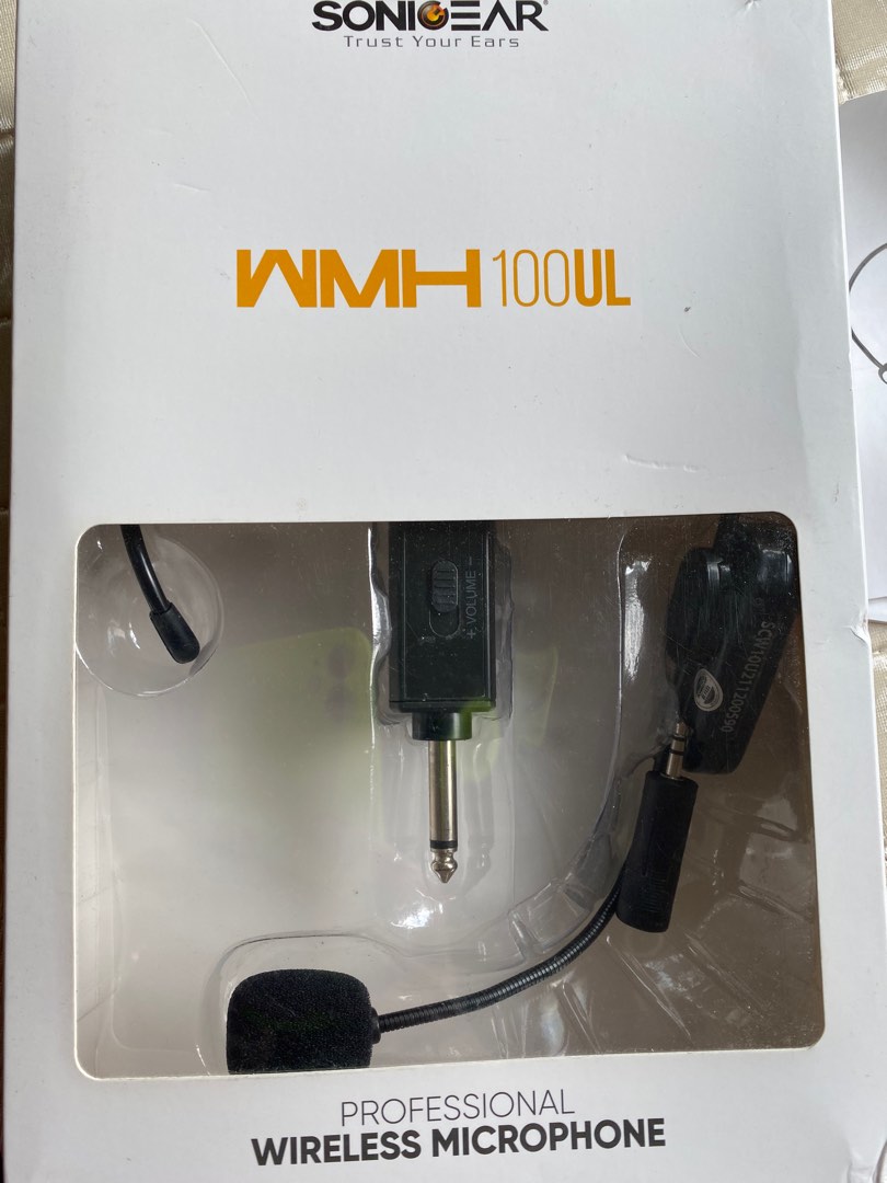 SonicGear Wireless Microphone 100UL, Audio, Microphones on Carousell