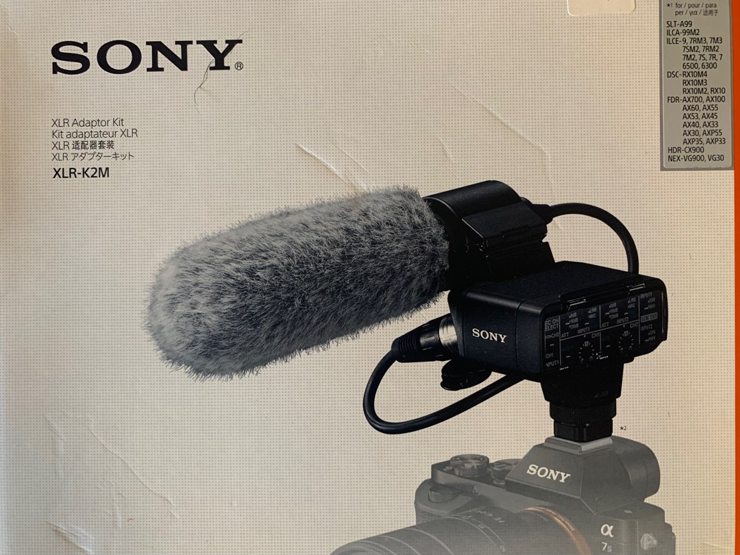 Sony XLR-K2M Adapter Kit and Microphone 1 month warranty and delivery ...