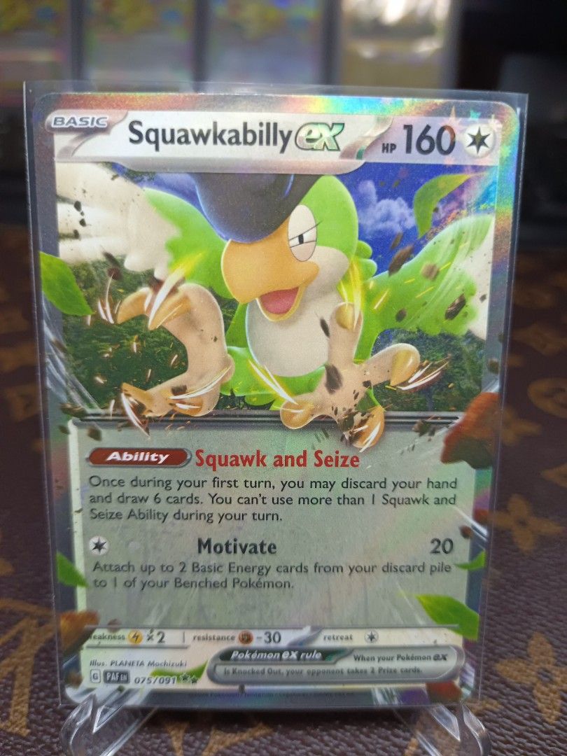 Squawkabilly ex - 075/091 Ultra Rare Scarlet & Violet: Paldean Fates ...