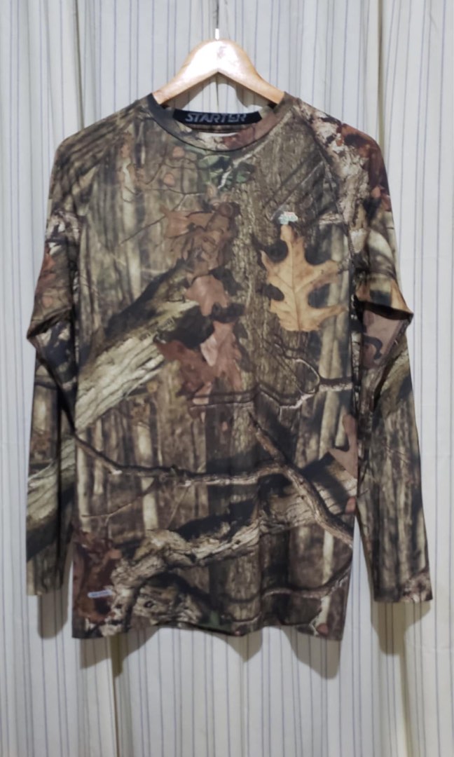 STARTER Mossy Oak Dri Star Longsleeves, Men's Fashion, Activewear on ...